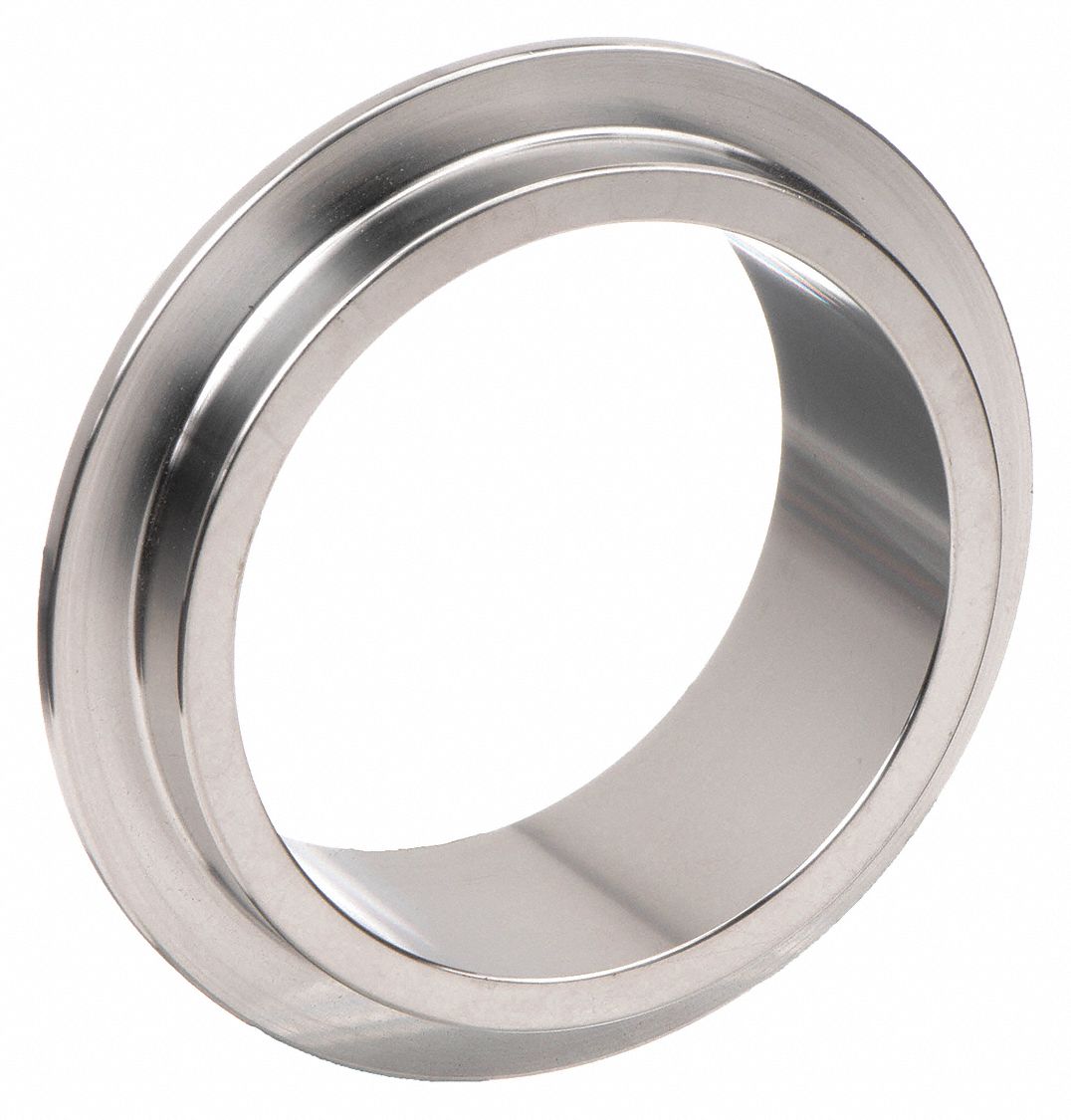 1 1/2 in OD x 1 1/2 in OD Size, Stainless Steel, Sanitary Fitting ...