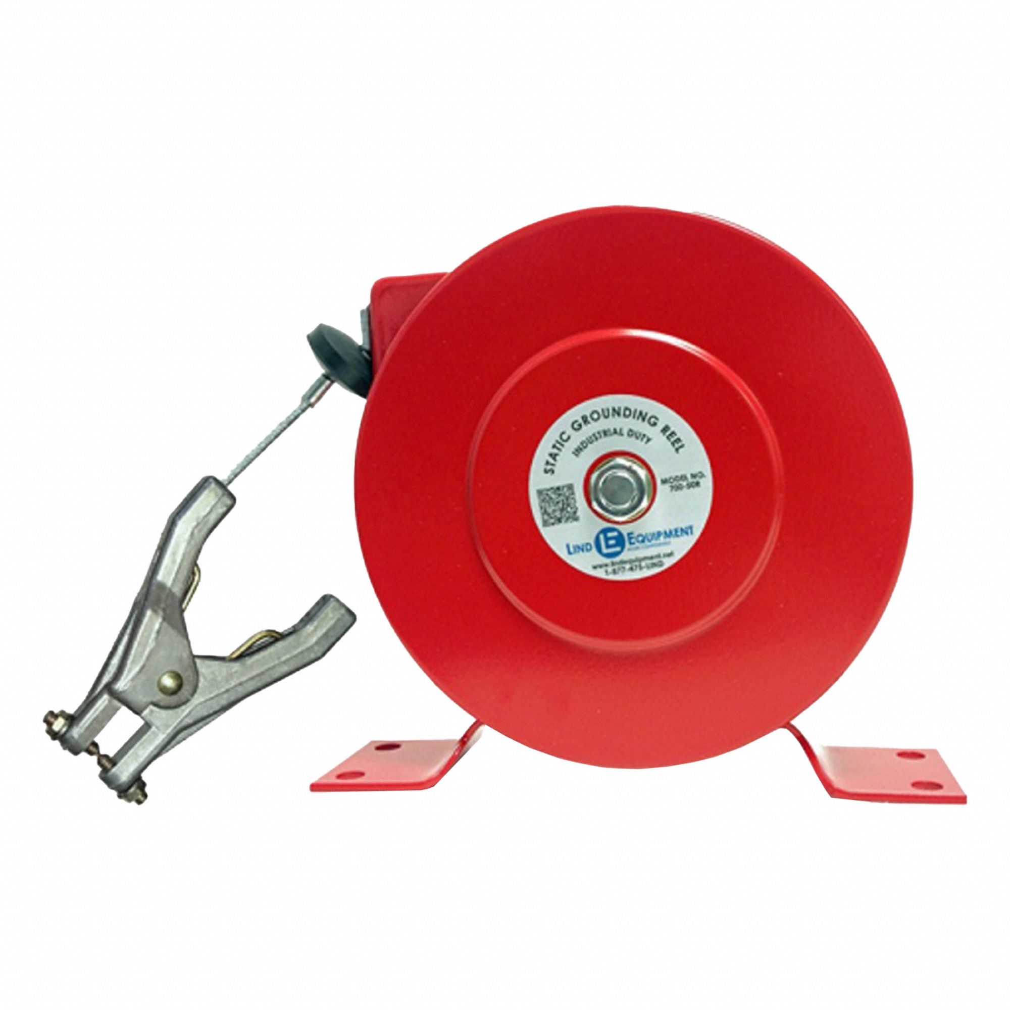 LIND EQUIPMENT STATIC GROUNDING REEL,STEEL,50 FT - 28301 - LNDR50R | R ...