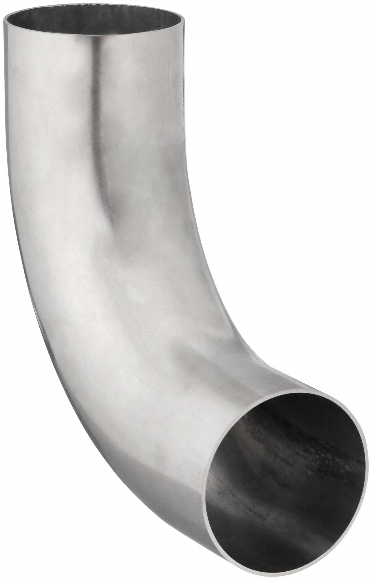 90° Long Tangent Elbow, 4 in OD x 4 in OD Size, Sanitary Fitting Elbow ...