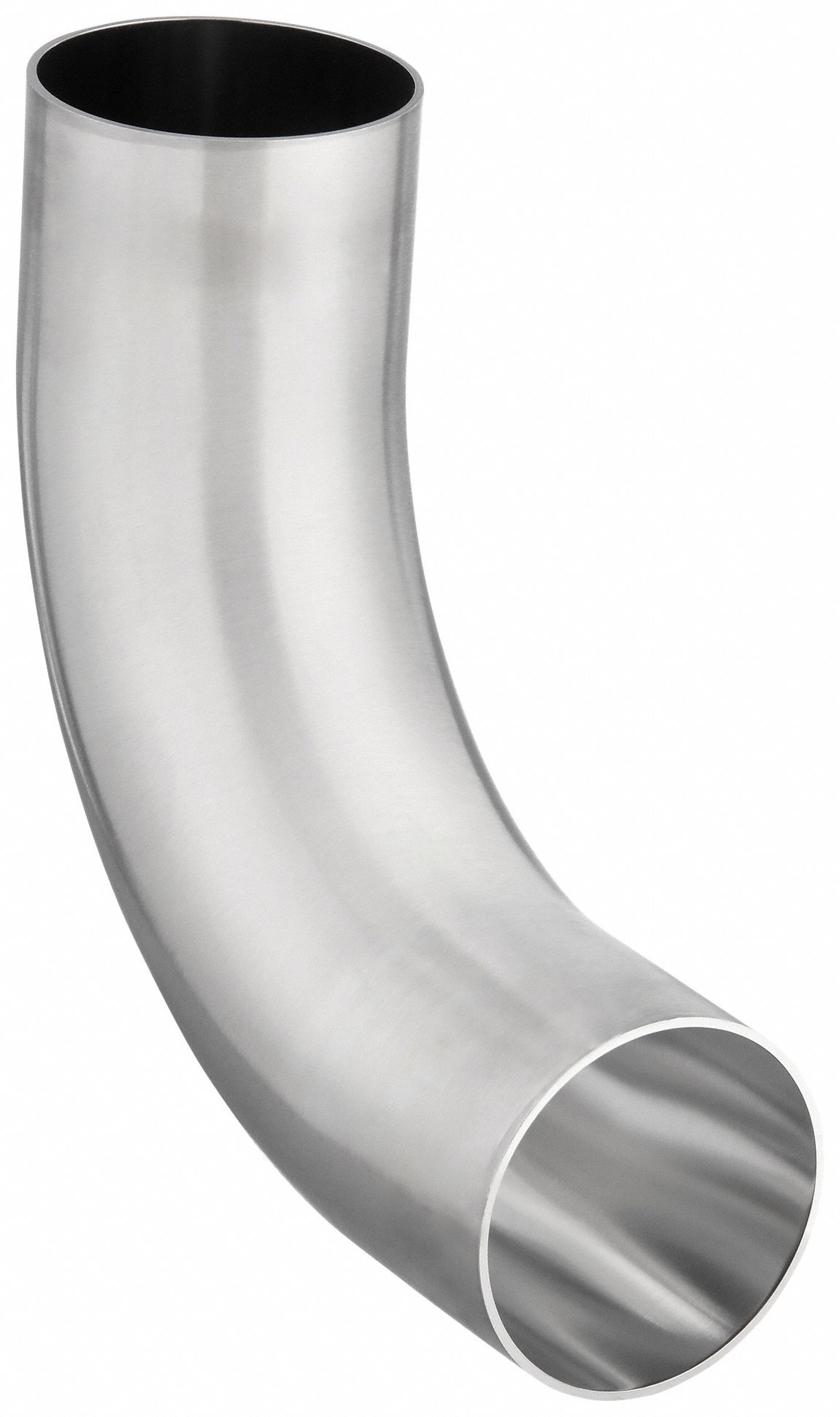 90° Long Tangent Elbow, 4 in OD x 4 in OD Size, Sanitary Fitting Elbow ...