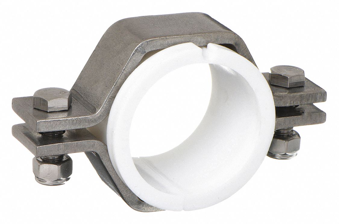 Threaded, 304 Stainless Steel, Sanitary Fitting Hangar - 11R120|E24PVC2 ...