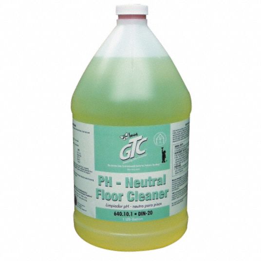 GREENING THE CLEANING, Jug, 1 gal Container Size, Neutral Floor Cleaner ...