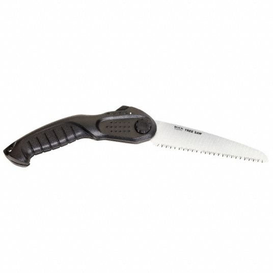 Folding Tree Saw, 6-1/4", Hardened, Plated Steel - Grainger