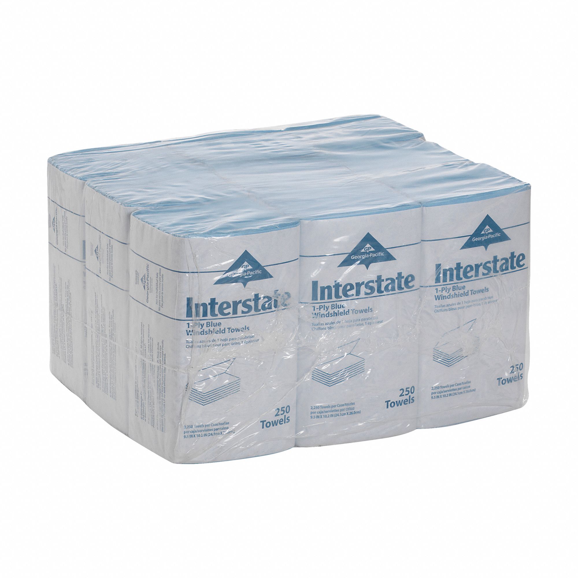 GEORGIA-PACIFIC Windshield Towel Sheets, Interstate®, 9 1/2 in x 10 1/2 ...