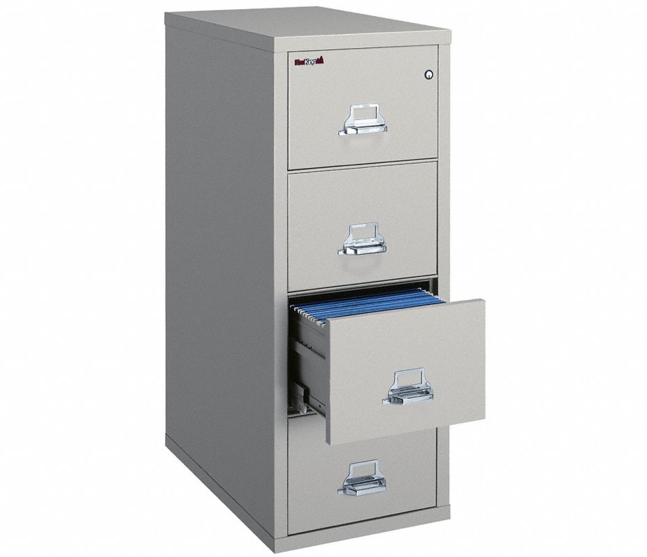 FIREKING Archivero Vertical,Carta,52-3/4"x17-3/4" - Archiveros Contra ...