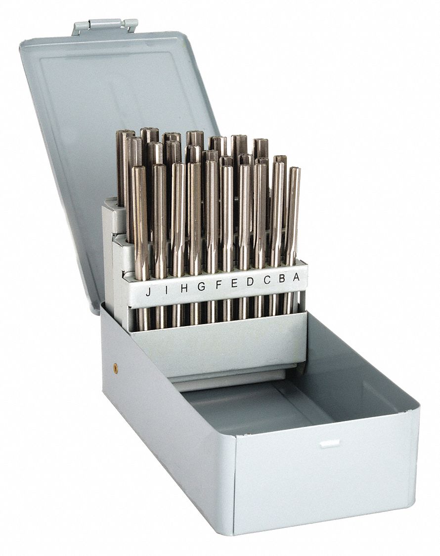 A Smallest Reamer Size, Z Largest Reamer Size, Chucking Reamer Set ...