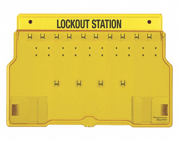MASTER LOCK LOCKOUT STATION EMPTY 10 LOCK - 5530 - MST1483BFRC ...
