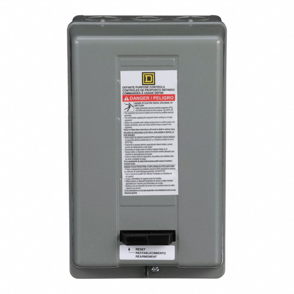 SQUARE D Definite Purpose Magnetic Motor Starter: 40 A Amps AC, 208 to ...