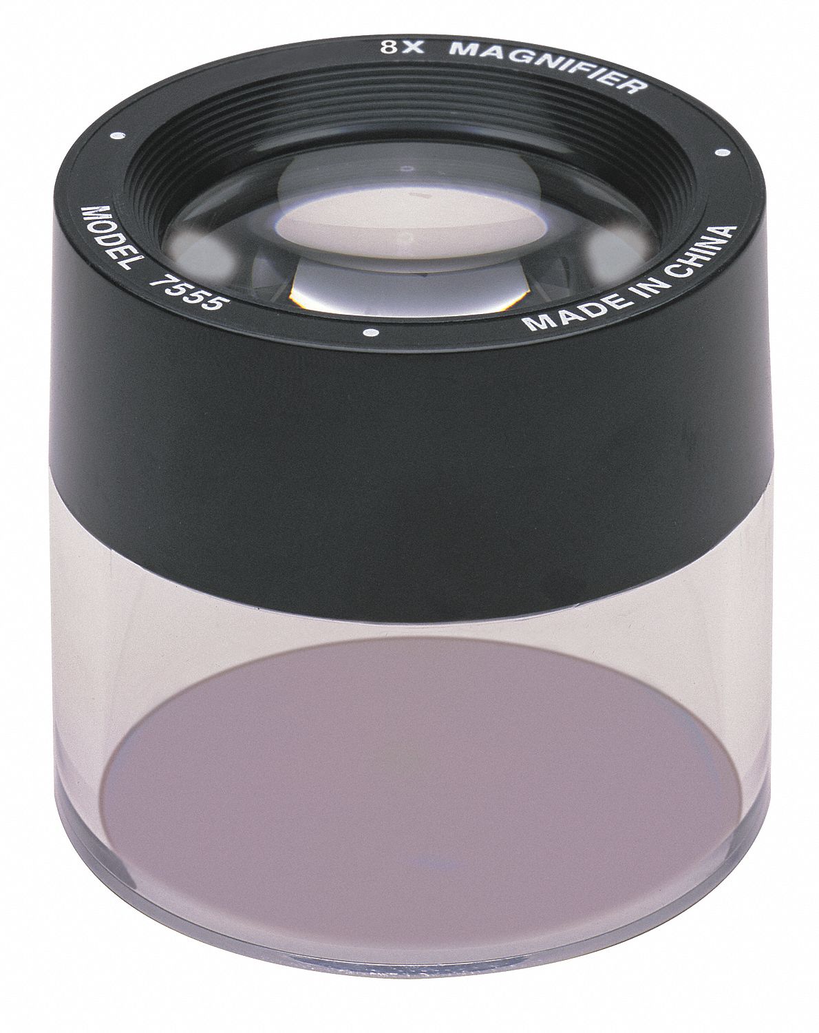 WESTWARD Magnifier,Stand, Power 8X, Focal Distance 1.38 in, Diopter 32D ...