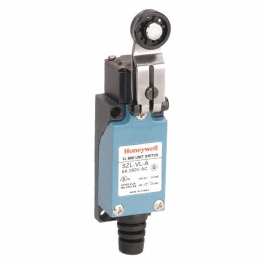 HONEYWELL MICRO SWITCH, Adj Roller Lever Arm, 0.28 in Roller Wd, Limit ...