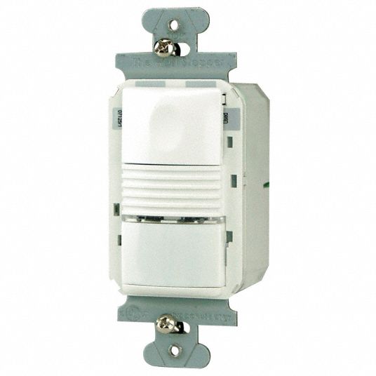 Wall Switch Box Occupancy Sensor, 1050 sq ft Passive Infrared, White ...