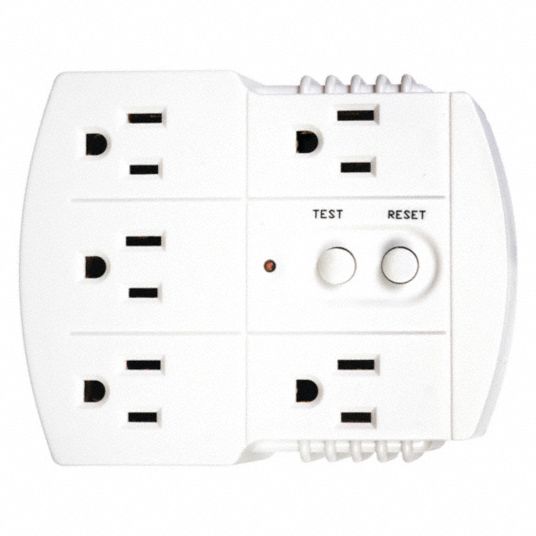 15 A Max. Amps, 125V AC, Plug-In GFCI without Cord - 11X433|11X433 ...