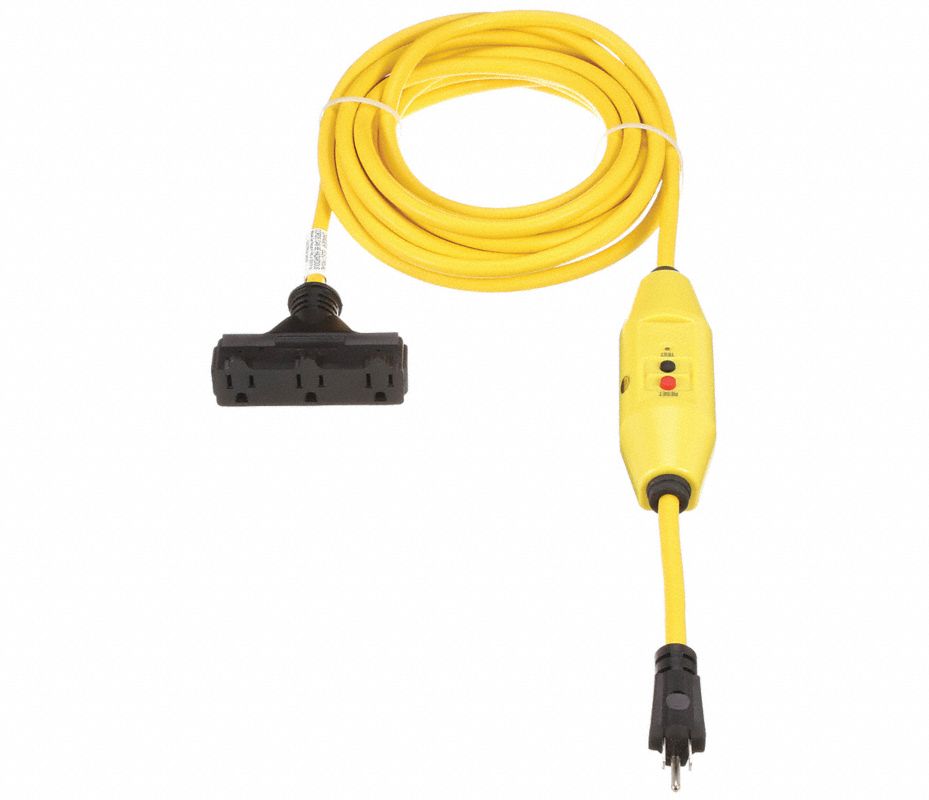 POWER FIRST Cable de Línea GFCI con Triple Salida , Clasificación de ...