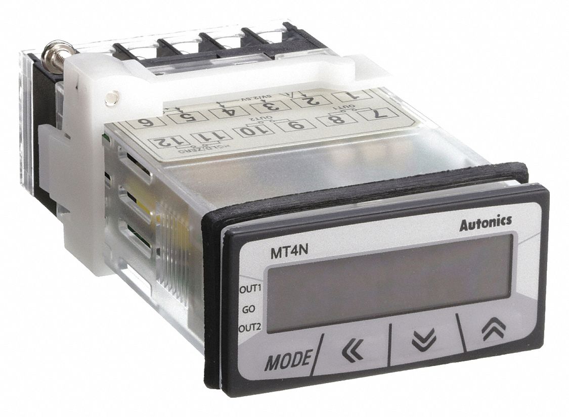 AUTONICS, Digital Panel Meter, AC Volt, Digital Panel Meter - 11Y504 ...