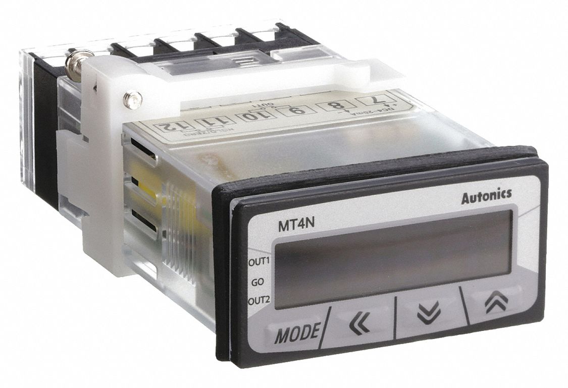 AUTONICS, Digital Panel Meter, -1,999 Display Span - Min, Digital Panel ...