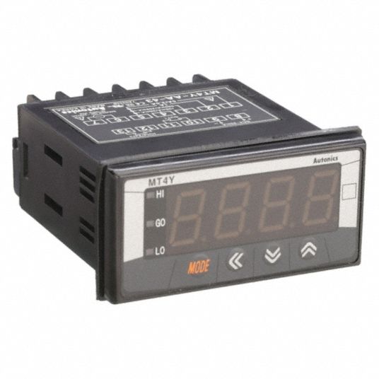 AUTONICS, Digital Panel Meter, -1,999 Display Span - Min, Digital Panel ...