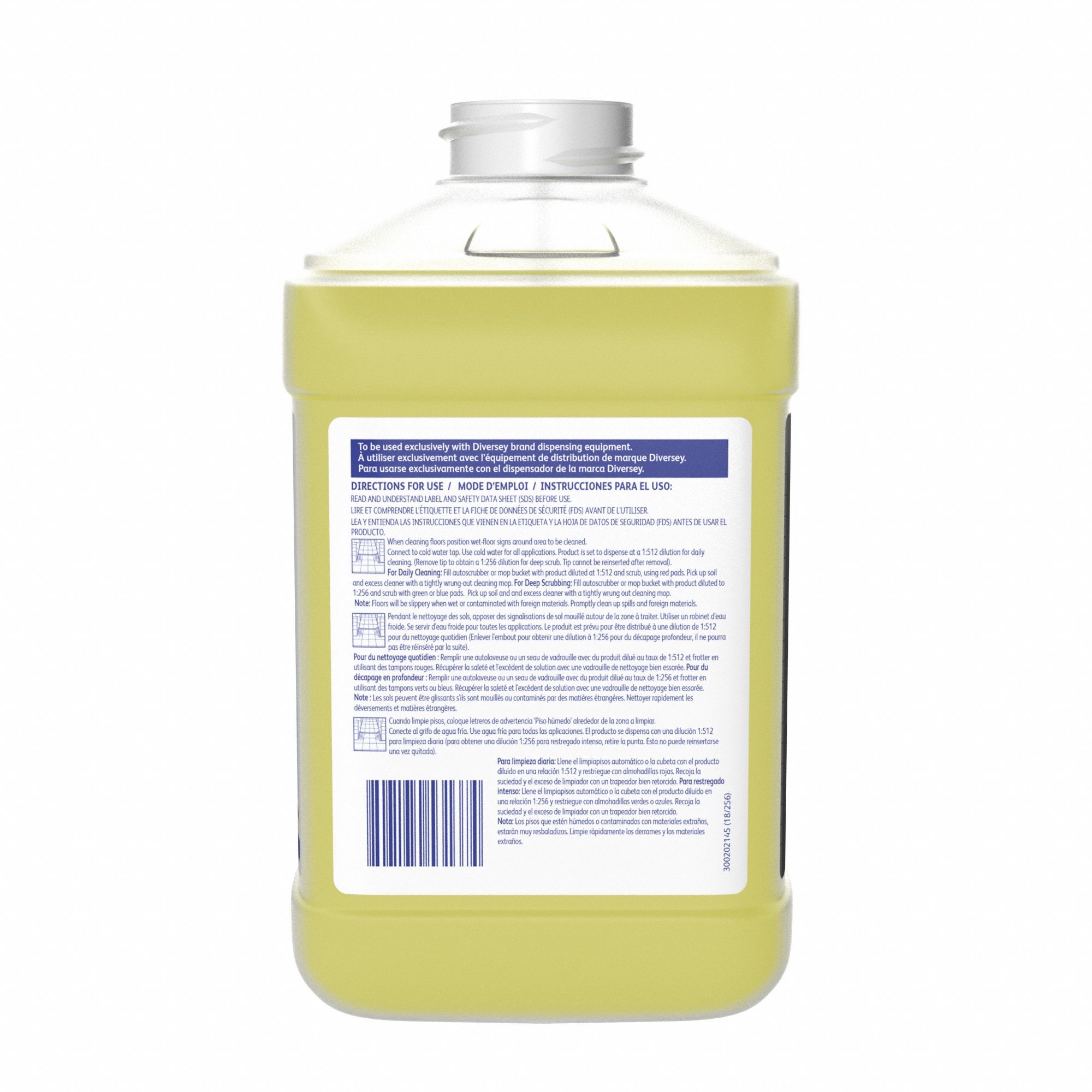 DIVERSEY Floor Cleaner: Prominence, 66, Fits J-Fill Dispenser Series, 2 ...