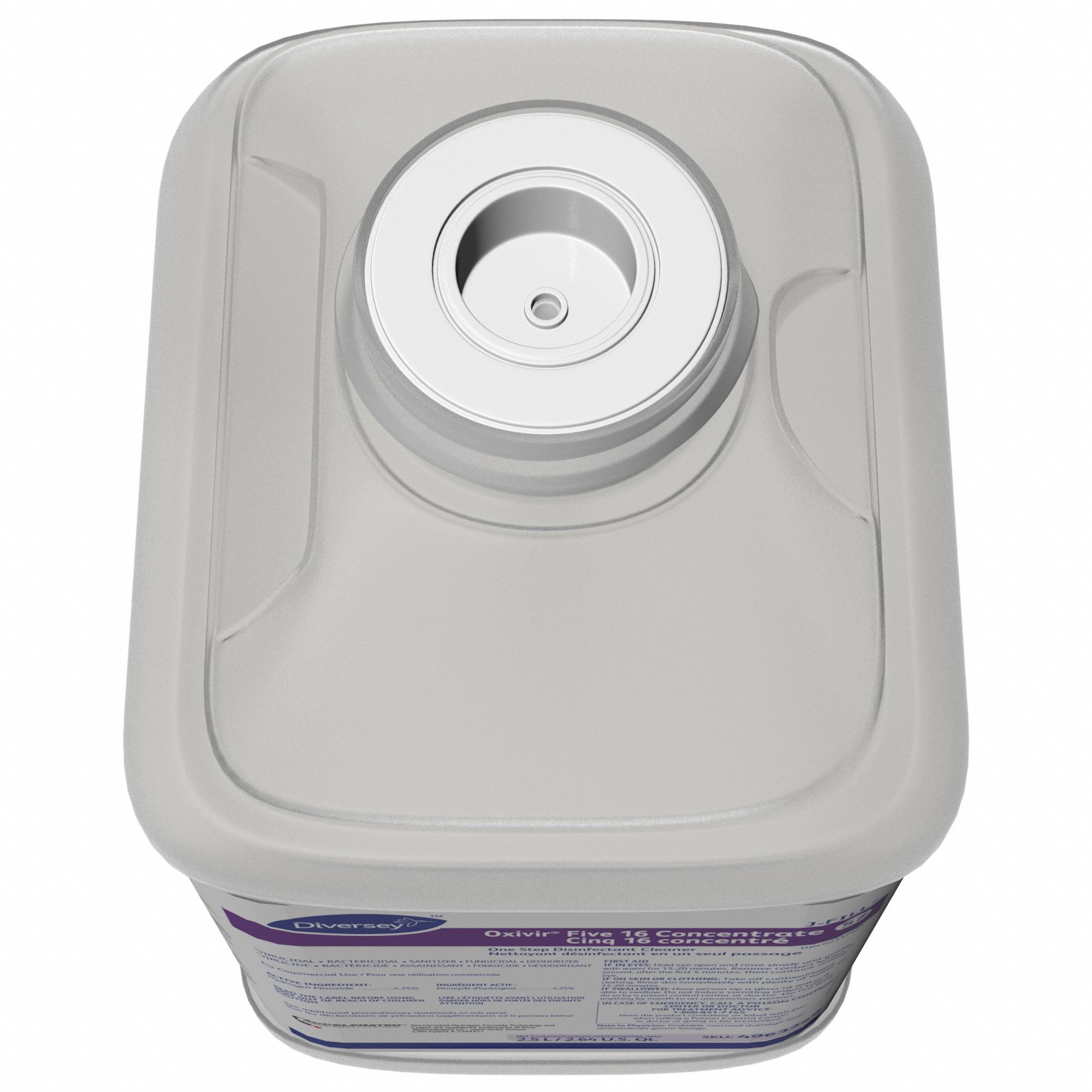 DIVERSEY Cleaner and Disinfectant Concentrate: Oxivir, 57, Fits J-Fill ...