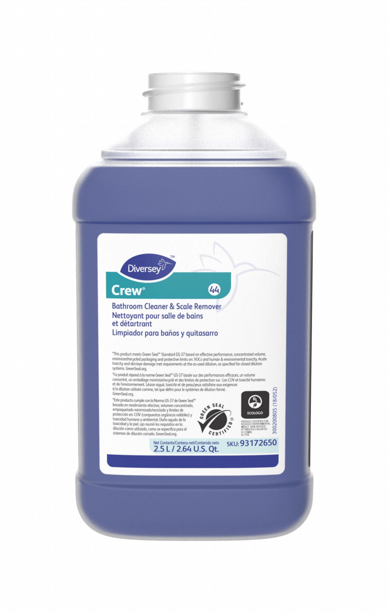 DIVERSEY, Crew, 44, Bathroom Cleaner - 11Y681|93172650 - Grainger