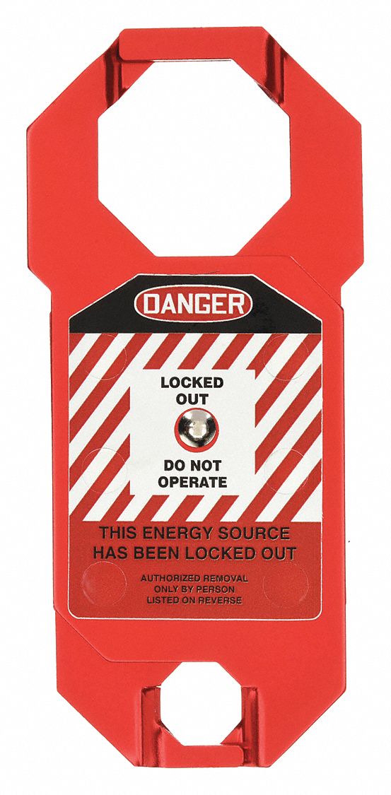 Lockout Hasp, Dual End Lockout Hasp Style, Aluminum - Grainger