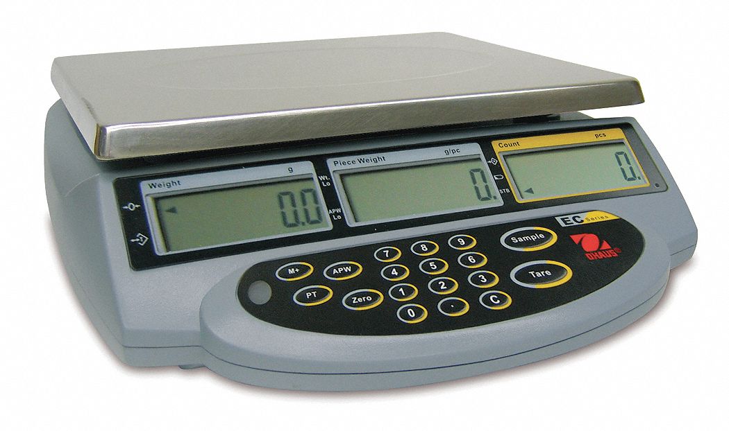OHAUS SCALE BENCH COUNTING 15LB - Shipping and Receiving Bench Scales ...