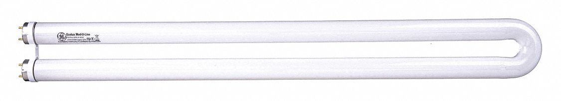 CURRENT, T8, Medium Bi-Pin (G13), U-Shaped Fluorescent Bulb - 11Z448 ...