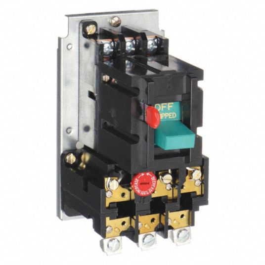 EATON, Non-Reversing, 3 Poles, Manual Motor Starter - 11Z489|B100M1C ...