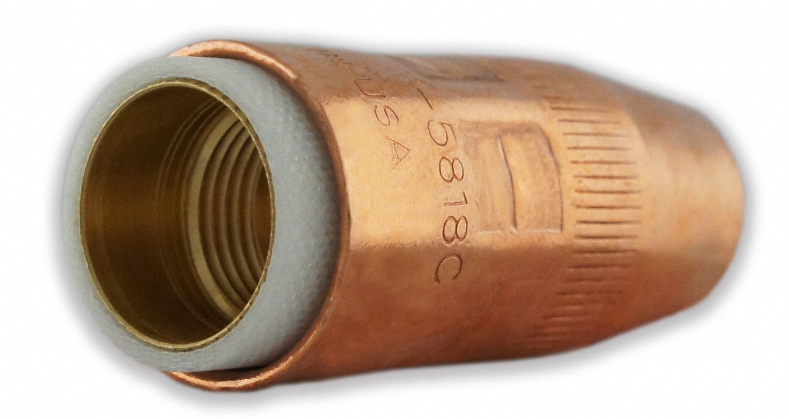 BERNARD Nozzle: Large Centerfire, 5/8 in, Conical, 1/8 in Recess ...