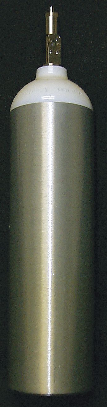 O-TWO MEDICAL OXYGEN C CYLINDER, EMPTY/255 LITRES, ALUMINUM - Emergency ...
