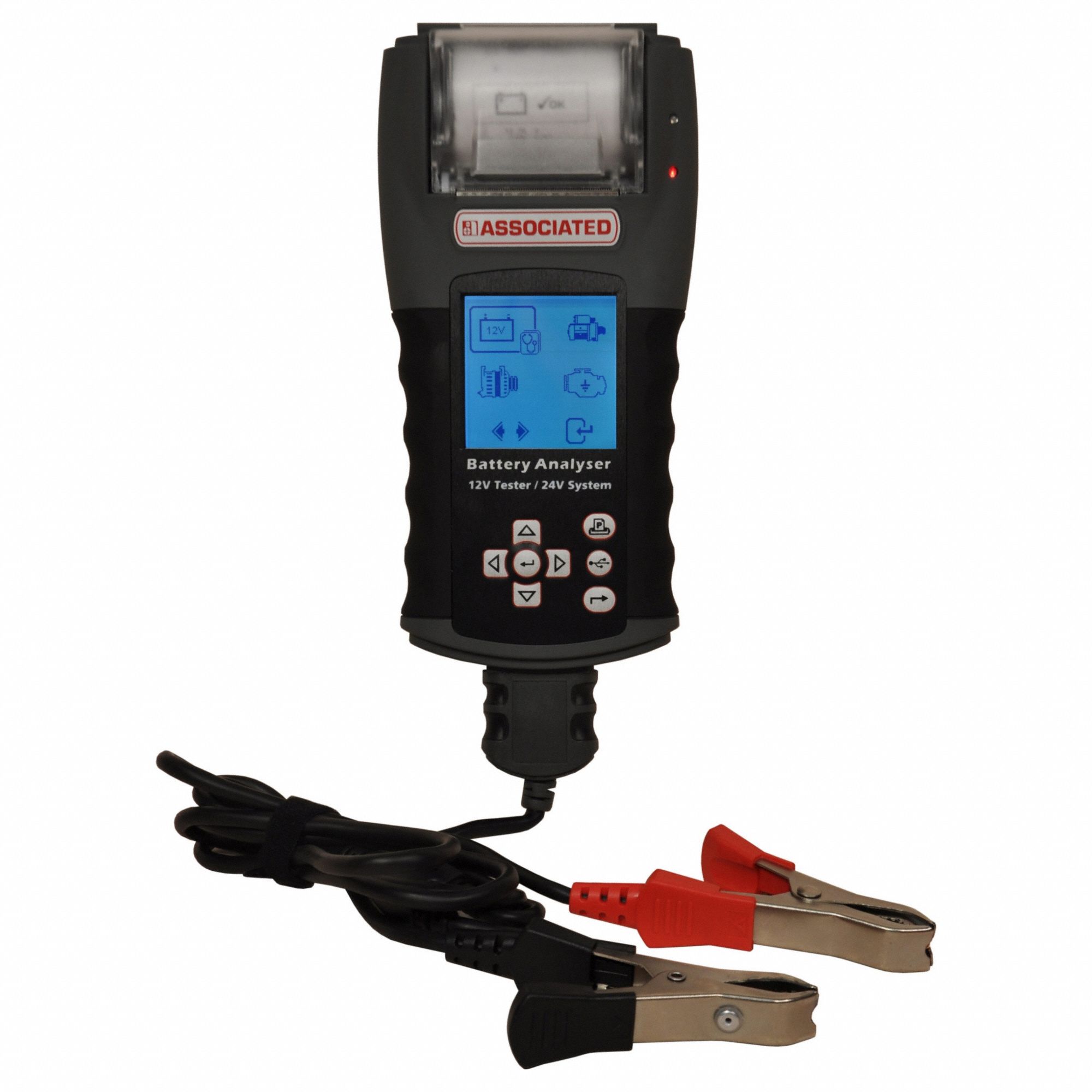 ASSOCIATED EQUIP, Battery Tester, LCD, Battery Electrical System ...