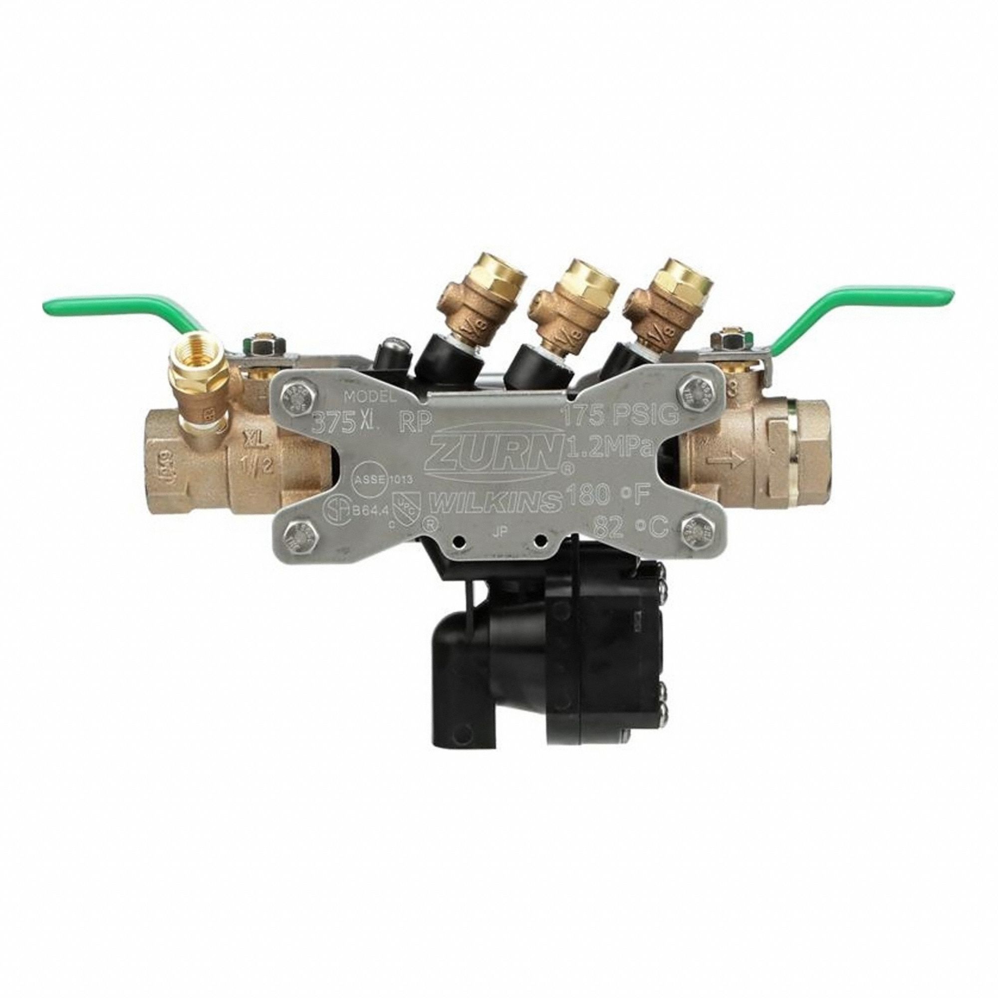 ZURN, 375, Std Configuration, Pressure Principle Backflow Preventer ...