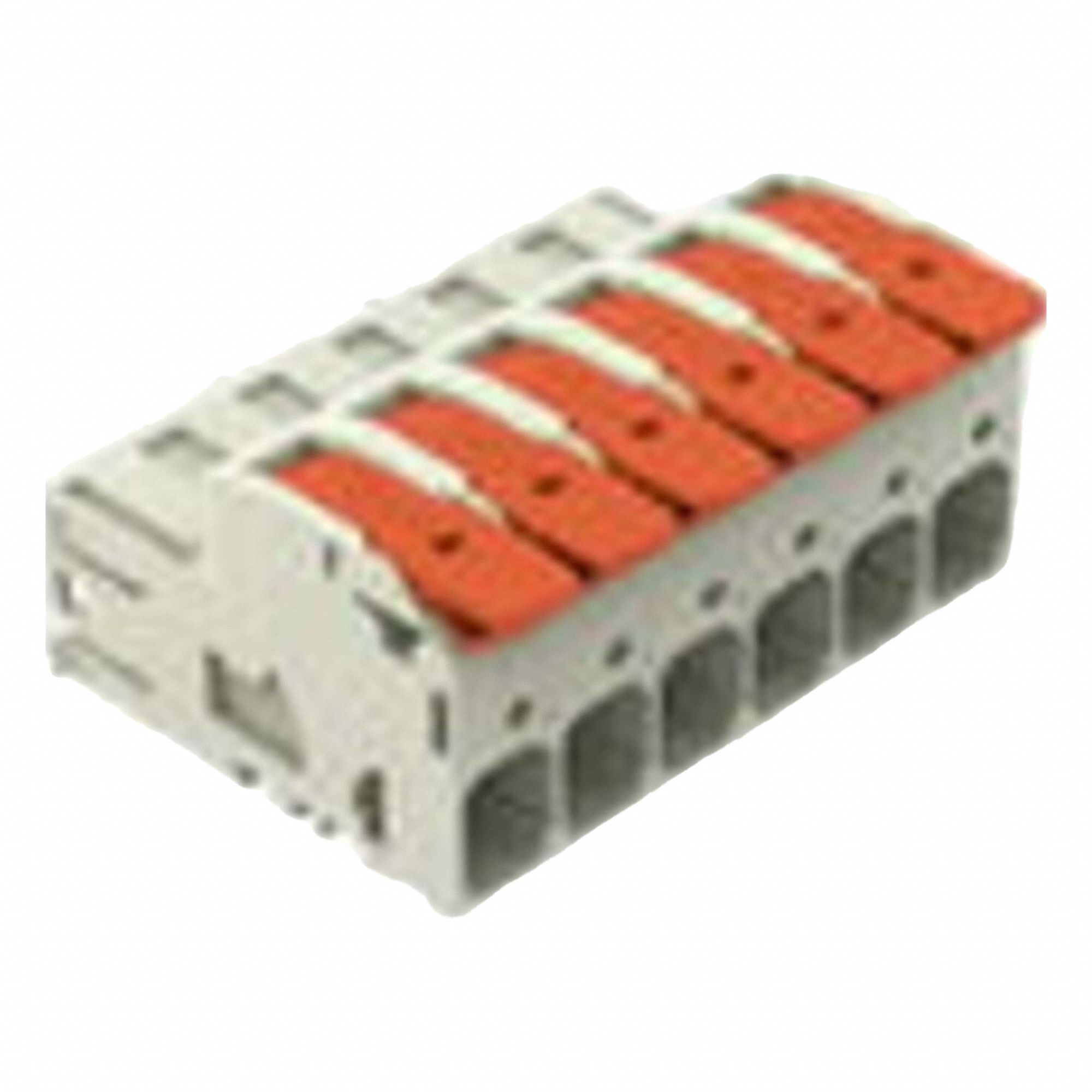 WAGO, PBT, 6 Ports, Lever Wire Connector - 869ZY0|832-1206 - Grainger