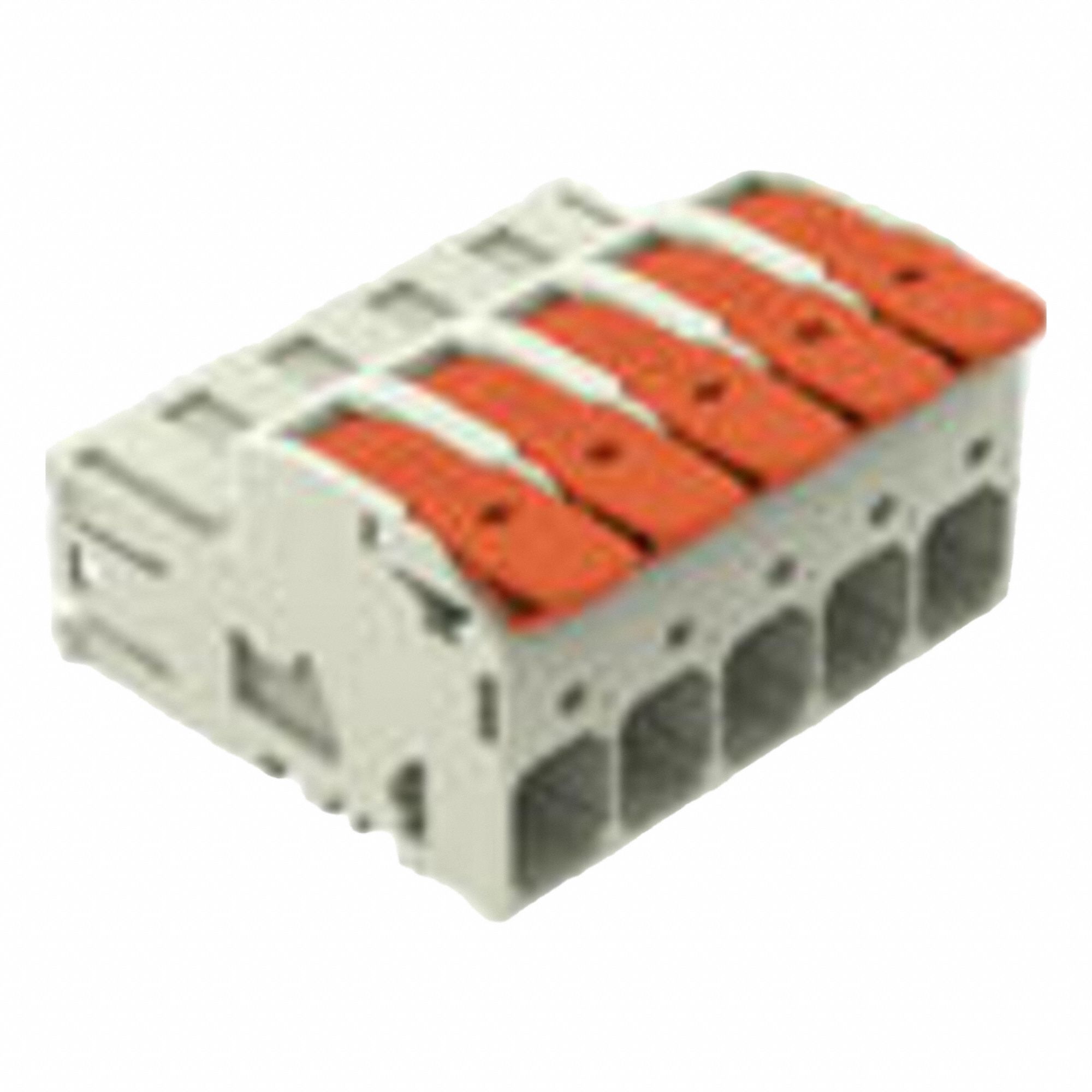 WAGO, PBT, 5 Ports, Lever Wire Connector - 869ZX9|832-1205 - Grainger