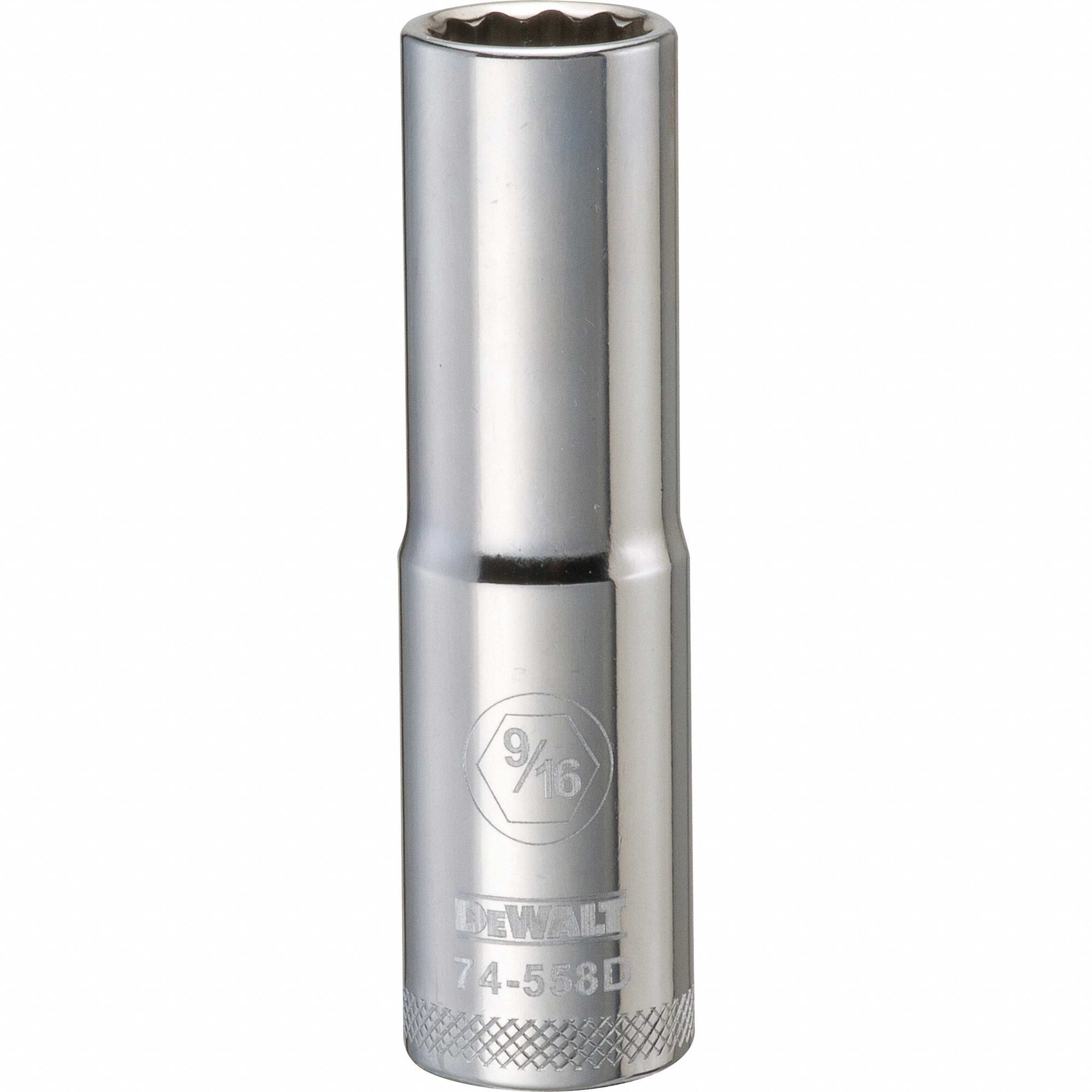 Deep Socket, 1/2in, 12-Point, 9/26 - Grainger
