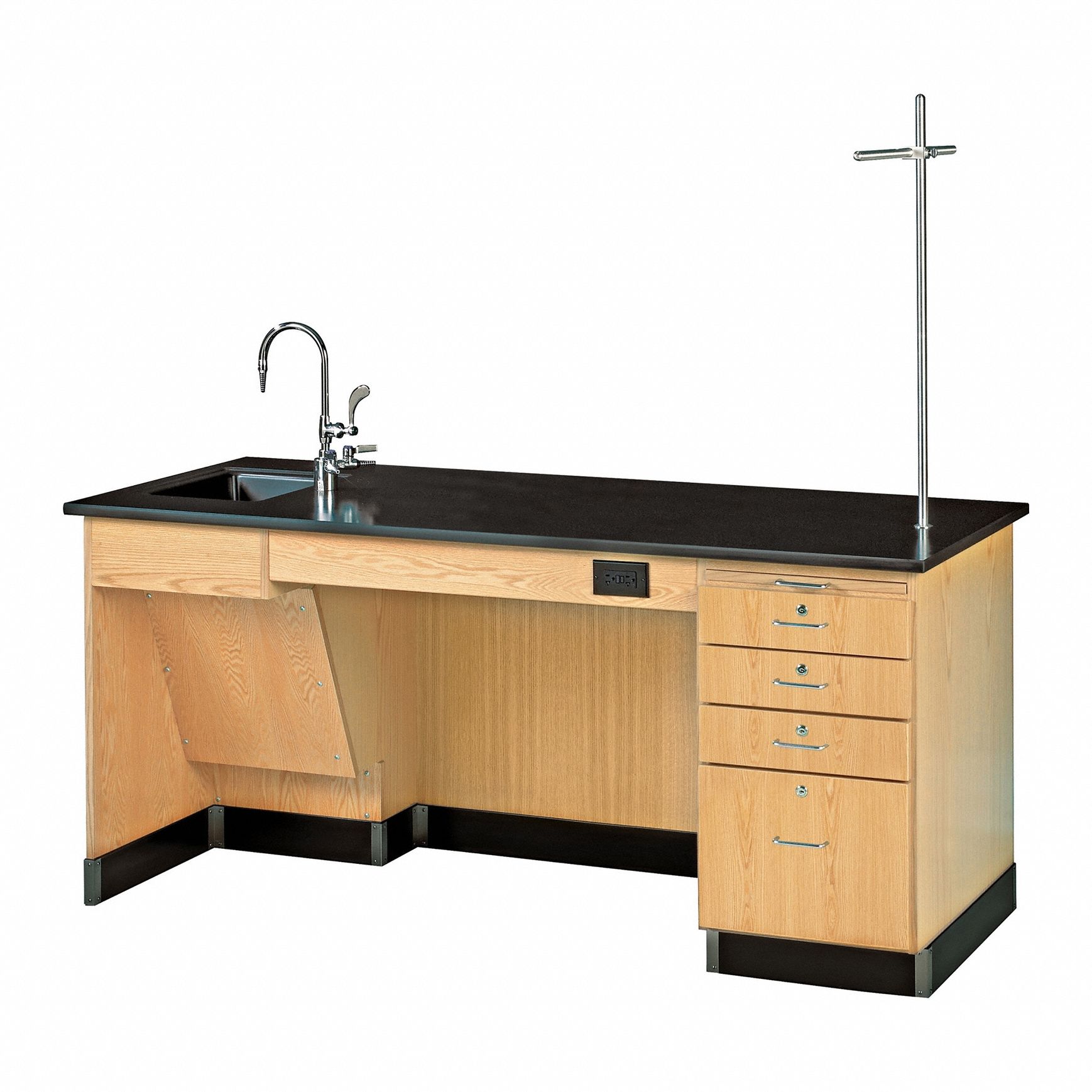 34 in Overall Wd, 30 in Overall Ht, Instructor's Desk - 821AK2|1216K-L-ADA - Grainger