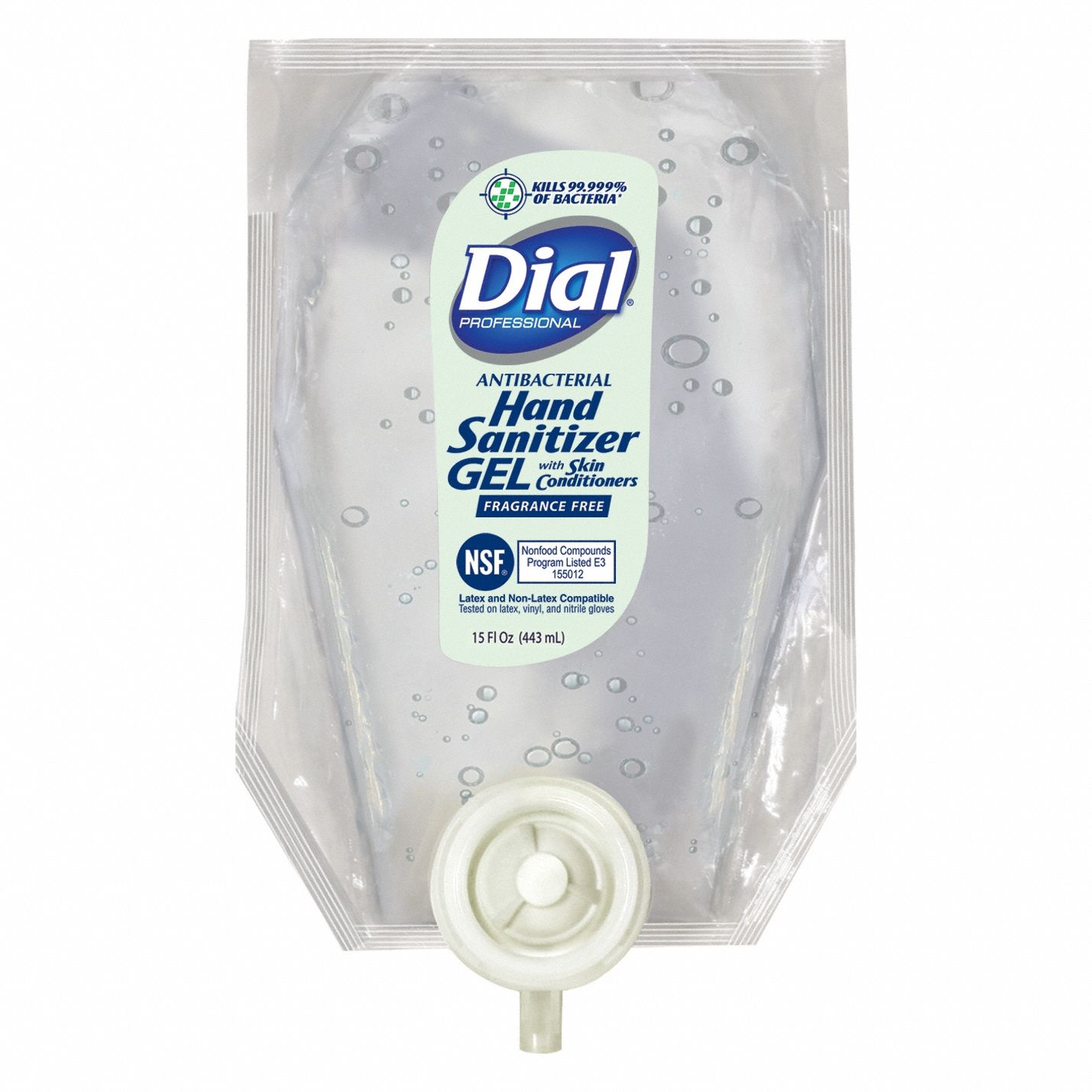 DIAL, 15 fl oz, Fragrance Free, Hand Sanitizer - 807HT4|12258 - Grainger