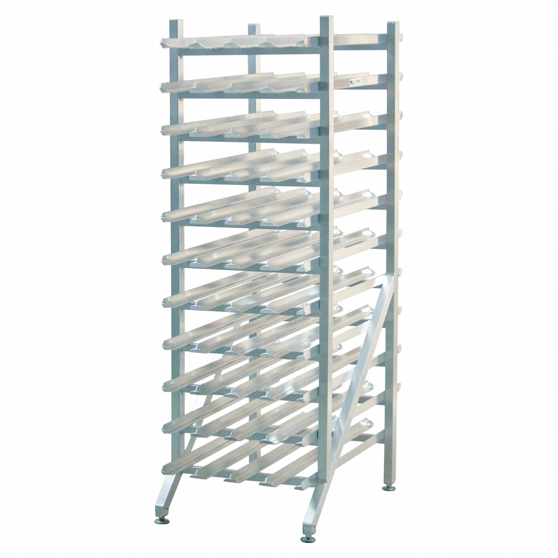 NEW AGE INDUSTRIAL, Full Size, 8 Shelves, Can Rack - 806UA7|1251 - Grainger