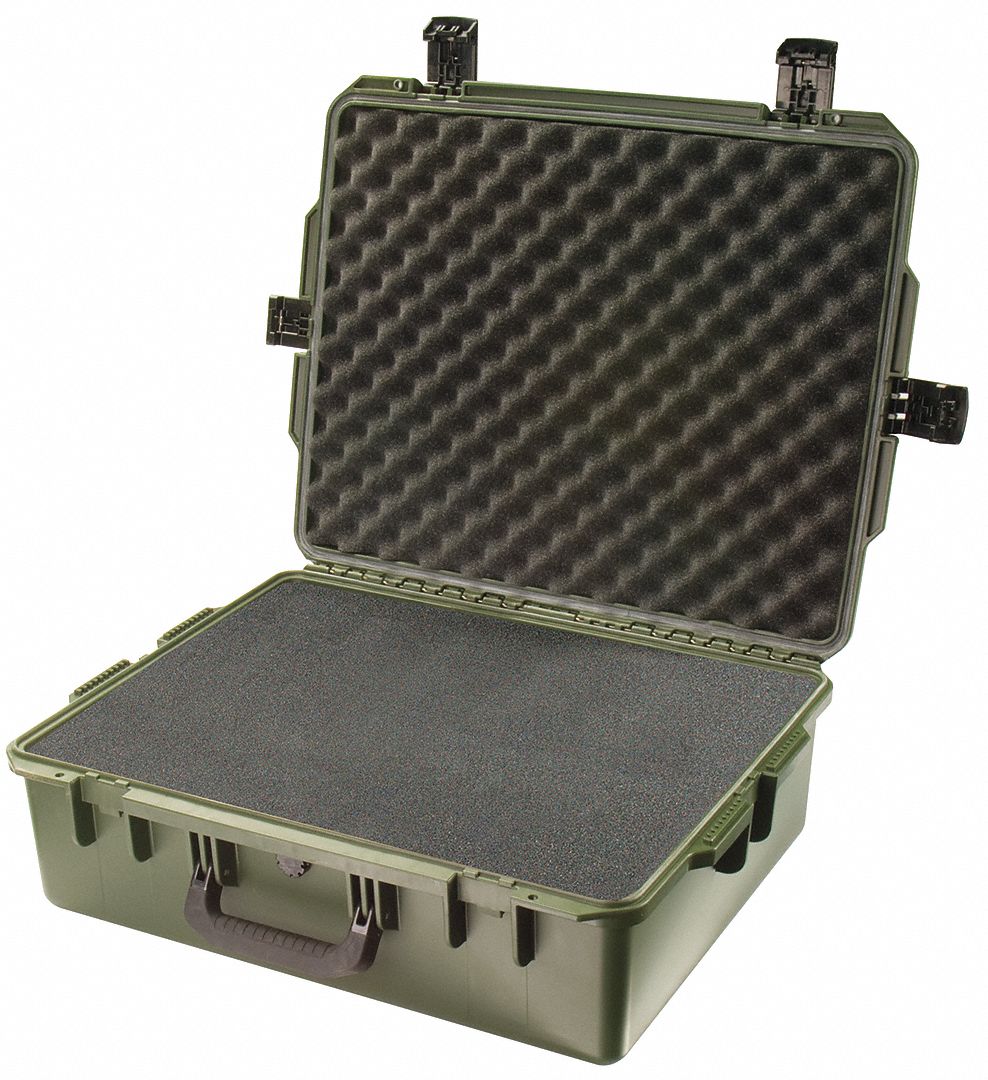 PELICAN, 17 in x 22 in x 8 in Inside, Flat/Pick and Pluck/Solid ...