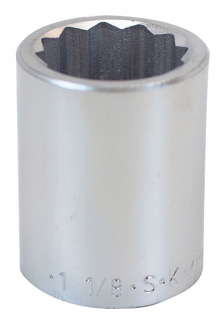 Sk Professional Tools 3 4 In Drive Size 1 1 8 In Socket Size Socket 12a478 47136 Grainger