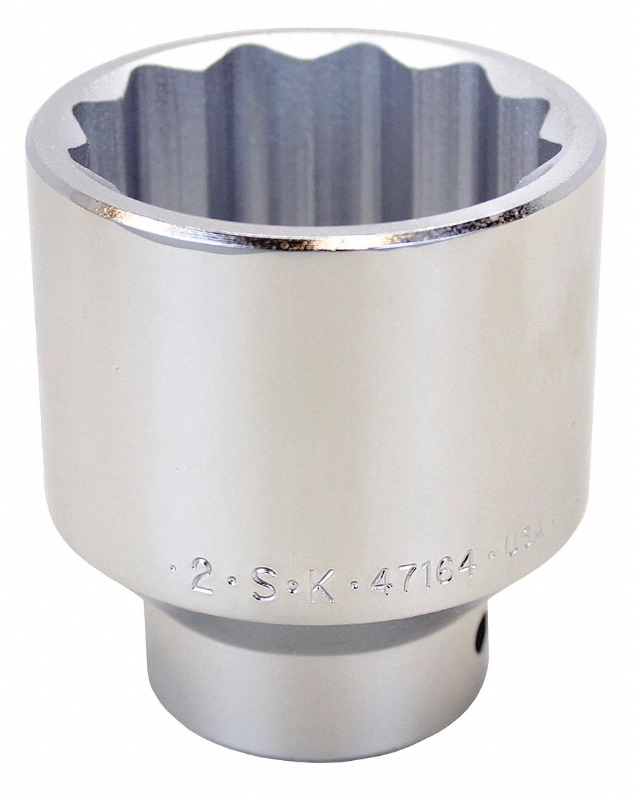 Sk Professional Tools 3 4 In Drive Size 2 In Socket Size Socket 12a495 47164 Grainger