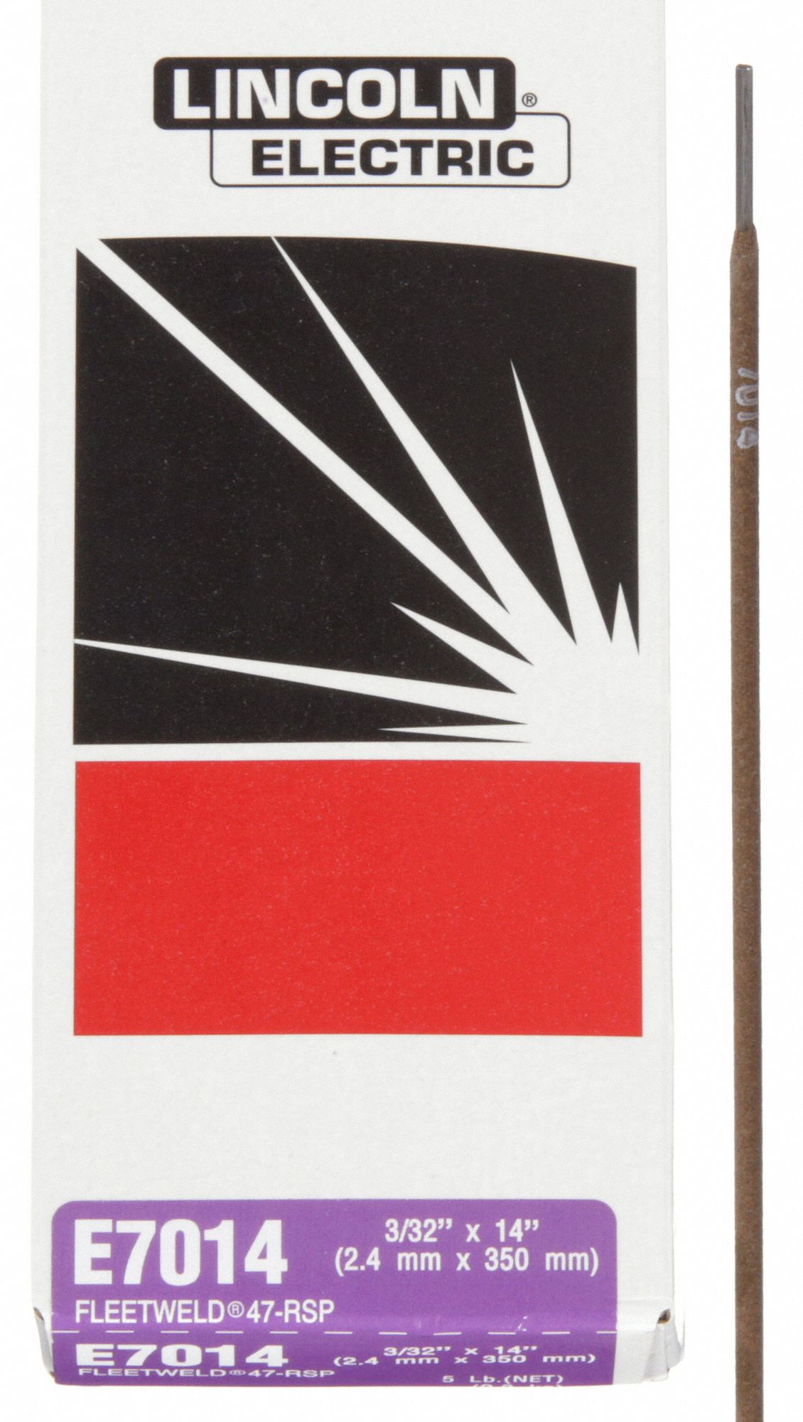 LINCOLN ELECTRIC, Carbon Steel, E7014, Stick Electrode - 12C106 ...