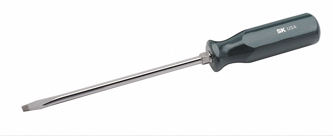 Screwdriver, Tip Size 5/16 in, Keystone Slotted, Overall Length 13 1/2 ...