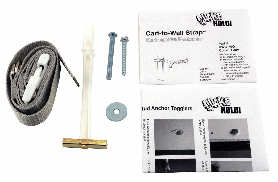 Nylon, Item to Item Bracing, Cart-to-Wall Strap - 12C842|RW.CTW.G.1 ...