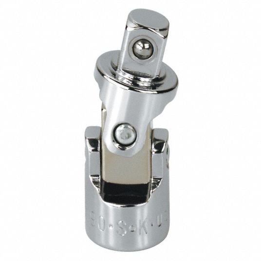 Socket Adapter, Overall Length 15/16 in, Drive Size 3/8 in x 1/2 in ...