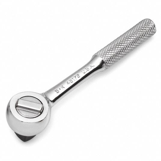 SK PROFESSIONAL TOOLS, Round, Reversible, Hand Ratchet - 12D263|45171 ...