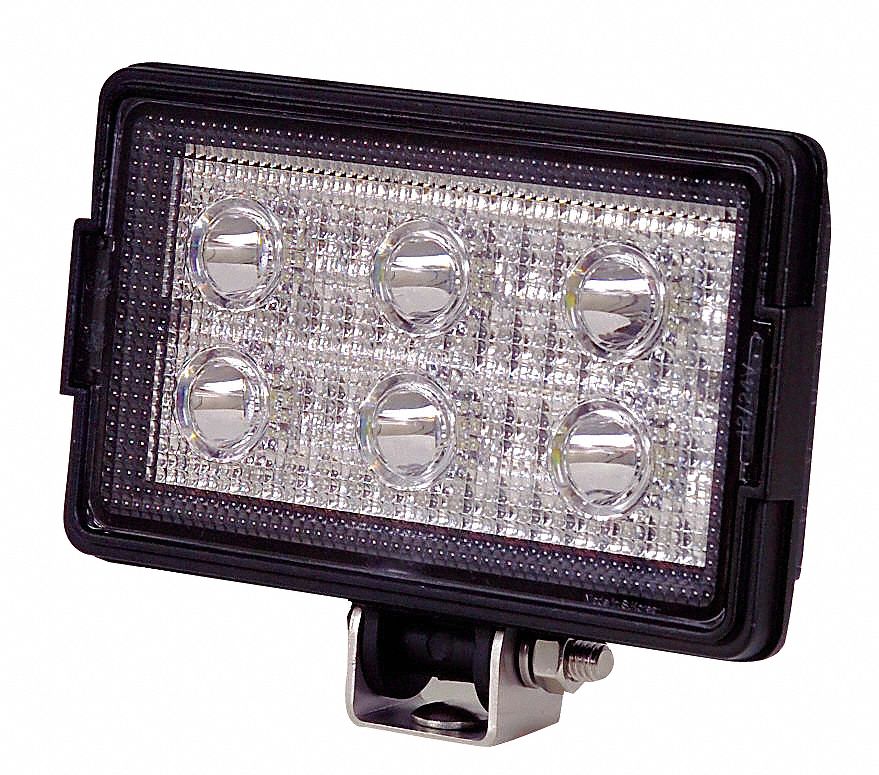 MAXXIMA Flood Light, 1600 lm, Rectangular, LED, 4" H - 12D299|MWL-05SP ...