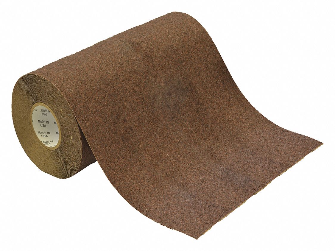 Antislip Tape, Solid, Brown, Grit Size 36 - Grainger