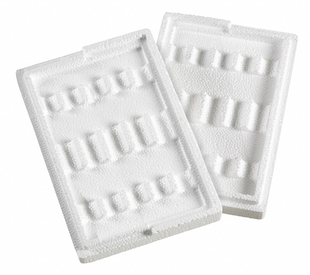 Test Tube Lab Mailer, Holds (5) Tubes, PK 120 - Grainger