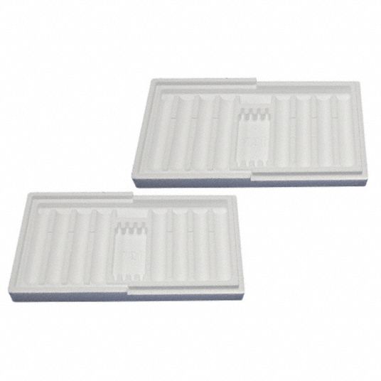 Test Tube Lab Mailer, Holds (8) Tubes or (8) Slides, PK 14 - Grainger