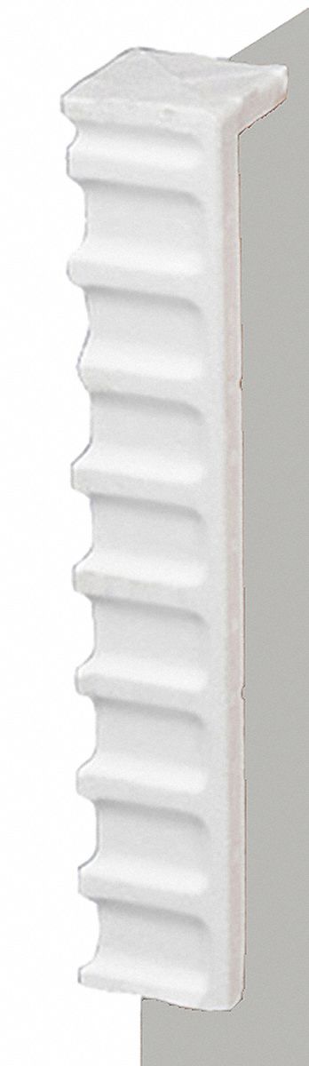 Edge Protector, Polystyrene Foam, Length 36 in, Width 3 3/4 in, PK 24 ...